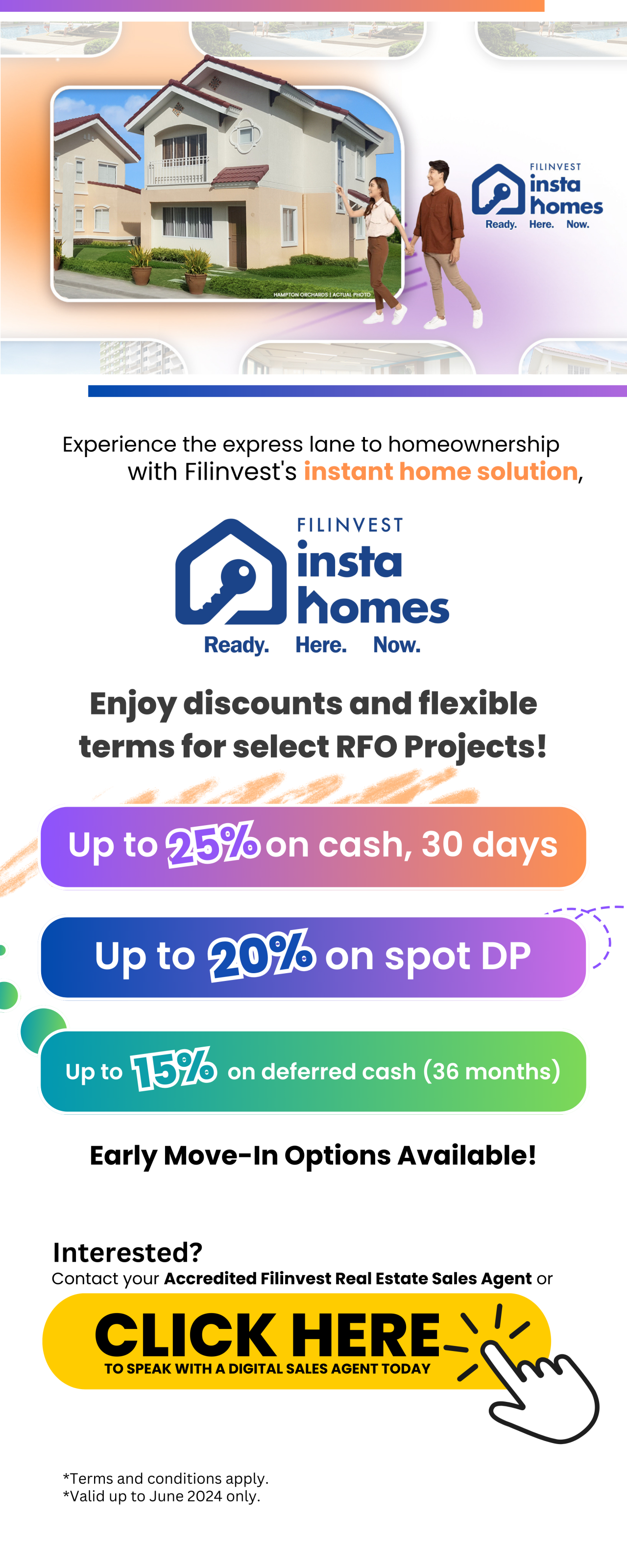 Promo Details | Filinvest Insta Homes
